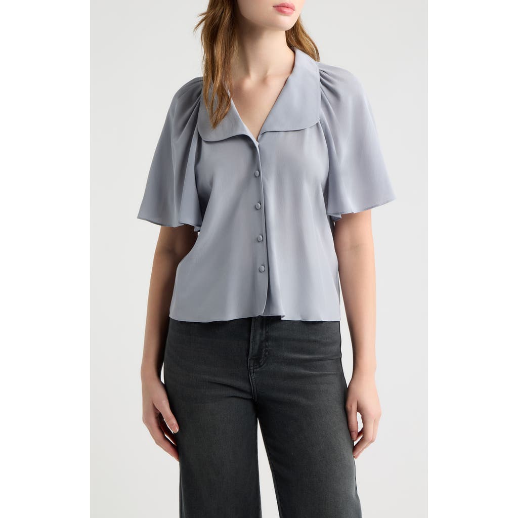 FRAME FRAME Gala Silk Short Sleeve Shirt
